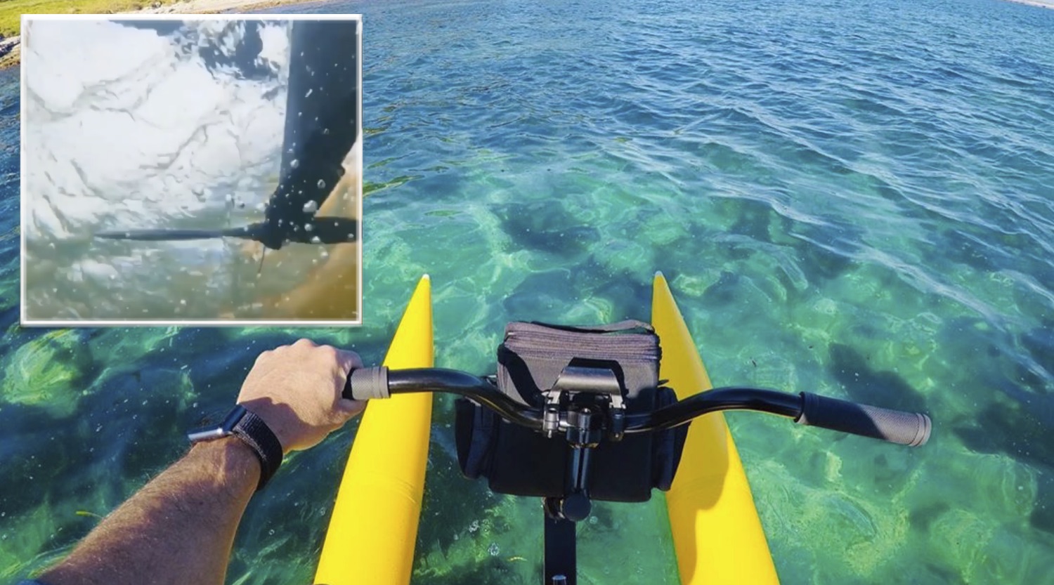 Eficcient propulsion system of Chiliboats Water Bikes - Chiliboats