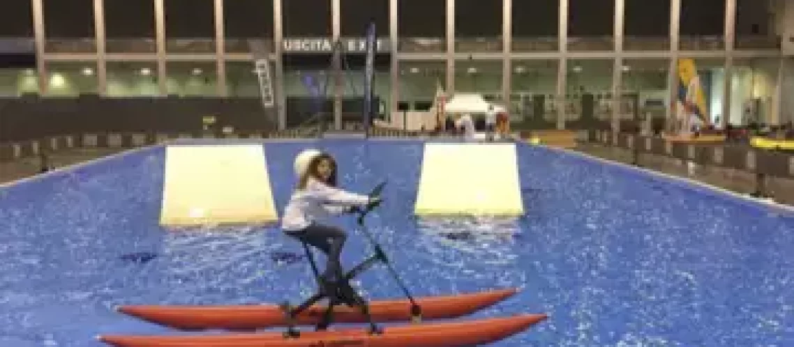 Chiliboats Waterbike at Fiera di Padova, Italy - Chiliboats